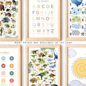 Abecedario Completo En Español: Póster Educativo Imprimible Para Niños ...