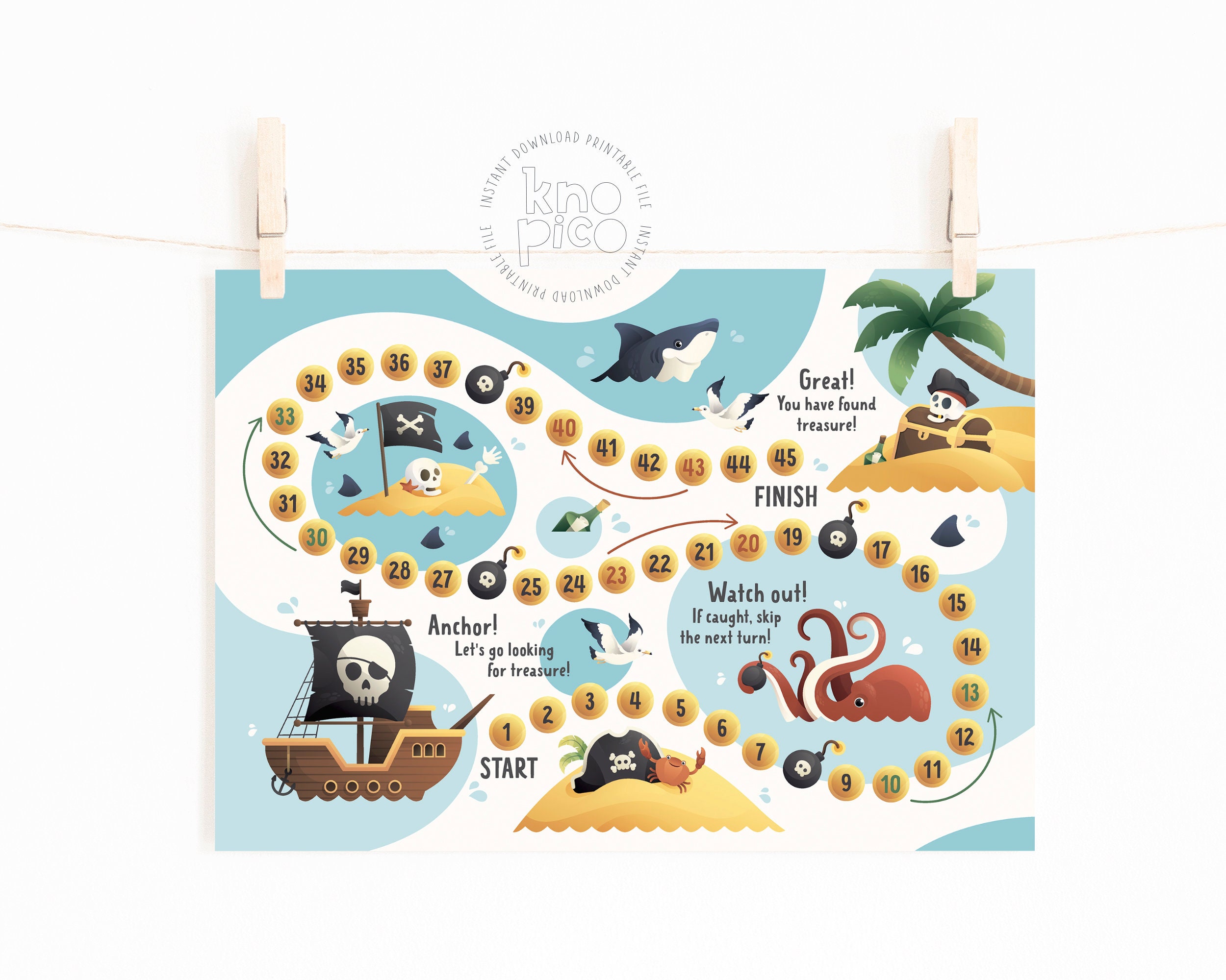 Discover Treasure and Adventure With This Island of Treasure Print-and ...