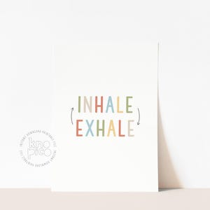 Emotional Education Prints for Kids: Calming Corner & Inhale Exhale ...