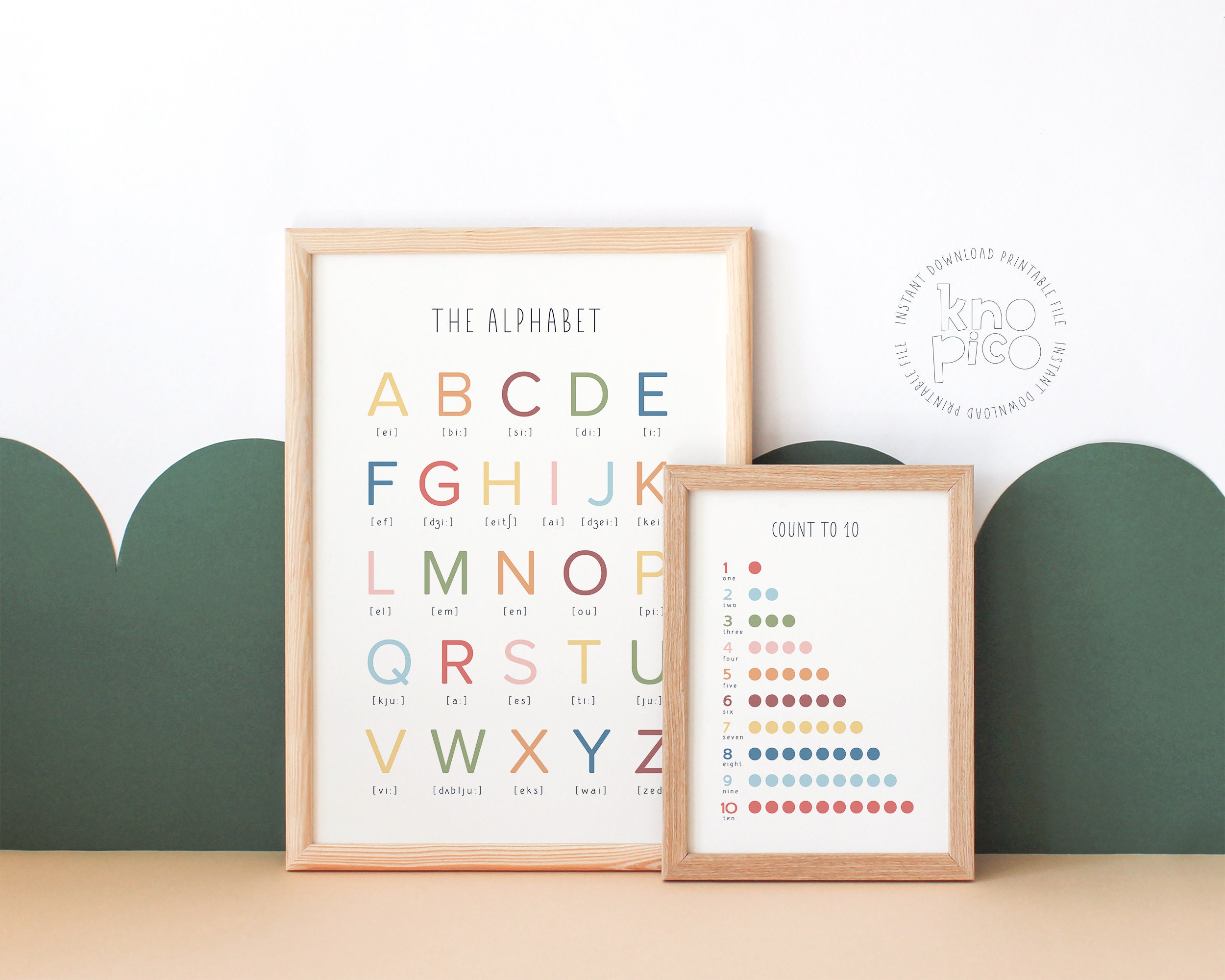 Alphabets & Numbers Combo Set: the Ultimate Learning Experience for ...