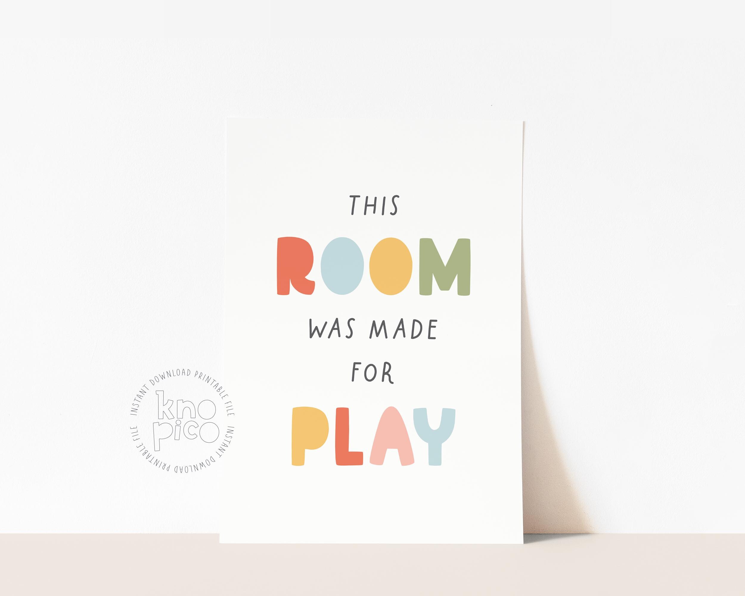Set of 2 Inspirational Rainbow Wall Art Prints for Kid's Room Decor ...