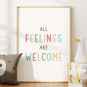 Colorful Mental Health Poster for Kids | Growth Mindset & Emotional ...
