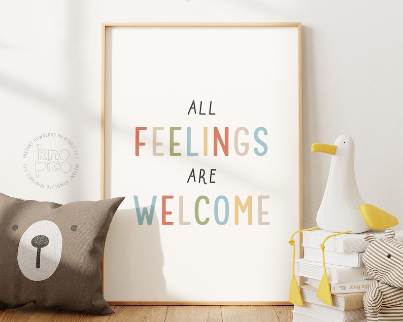 Colorful Mental Health Poster for Kids | Growth Mindset & Emotional ...