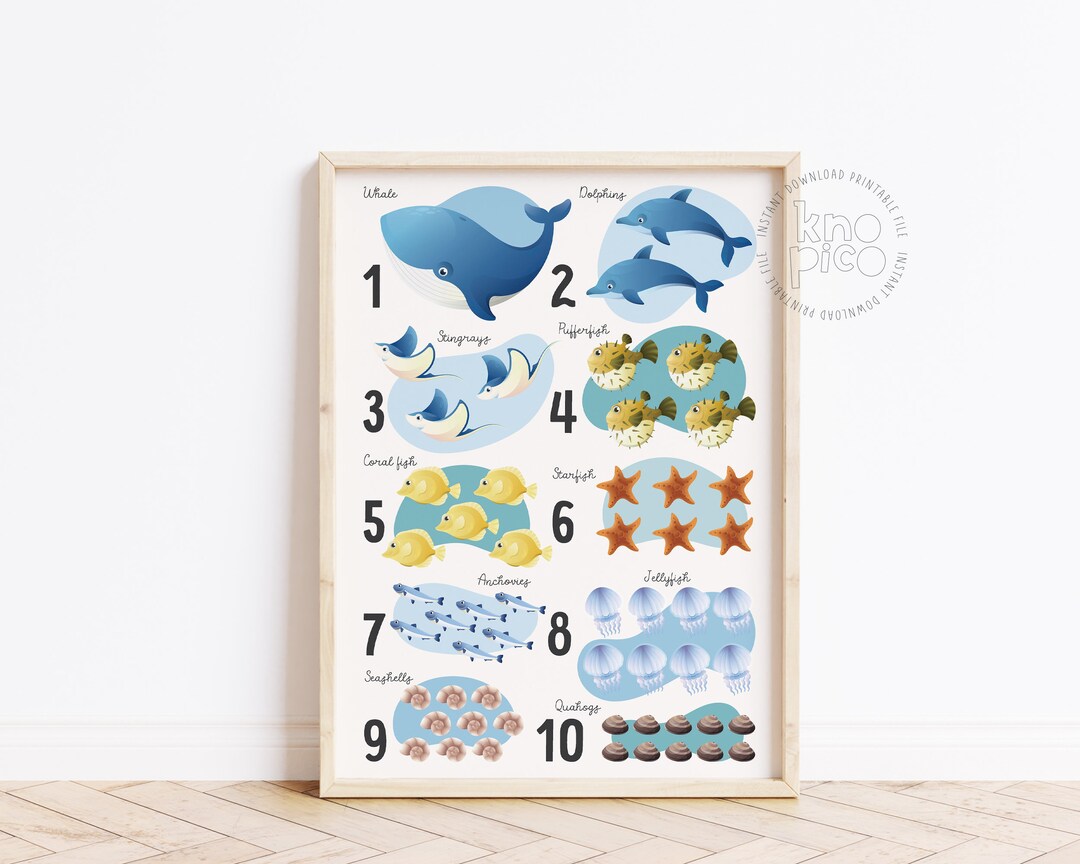 Dive Into Counting to 10 Fun: Explore the Ocean With This Underwater ...