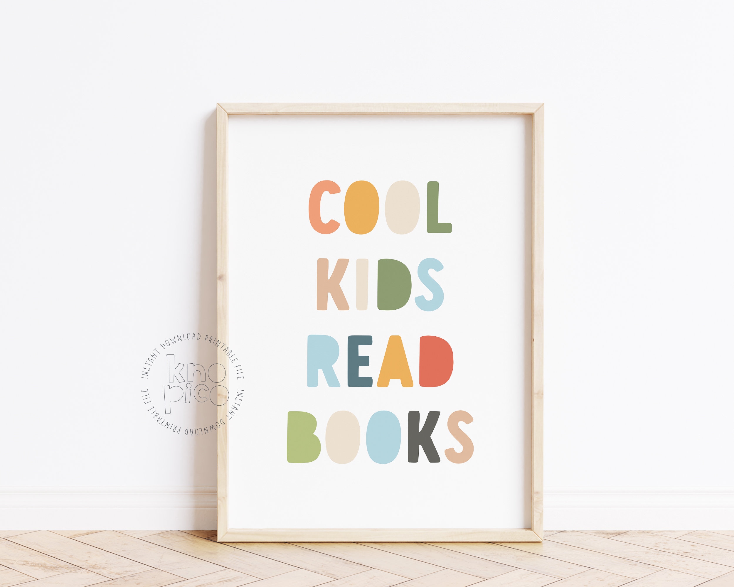 Inspirational Quotes Wall Art for Kids Room: Educational Poster With ...