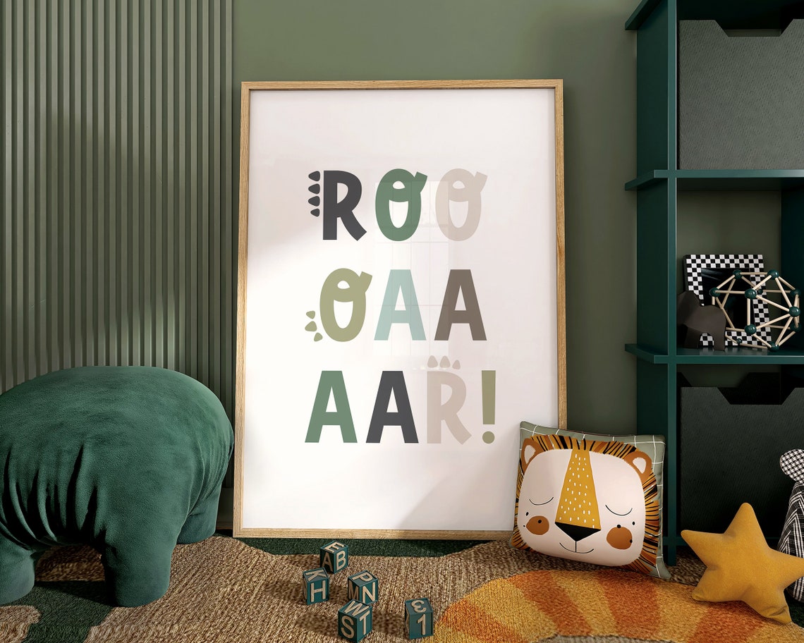 Pastel Dinosaur Poster With Positive Affirmations and Inspiring Quotes ...