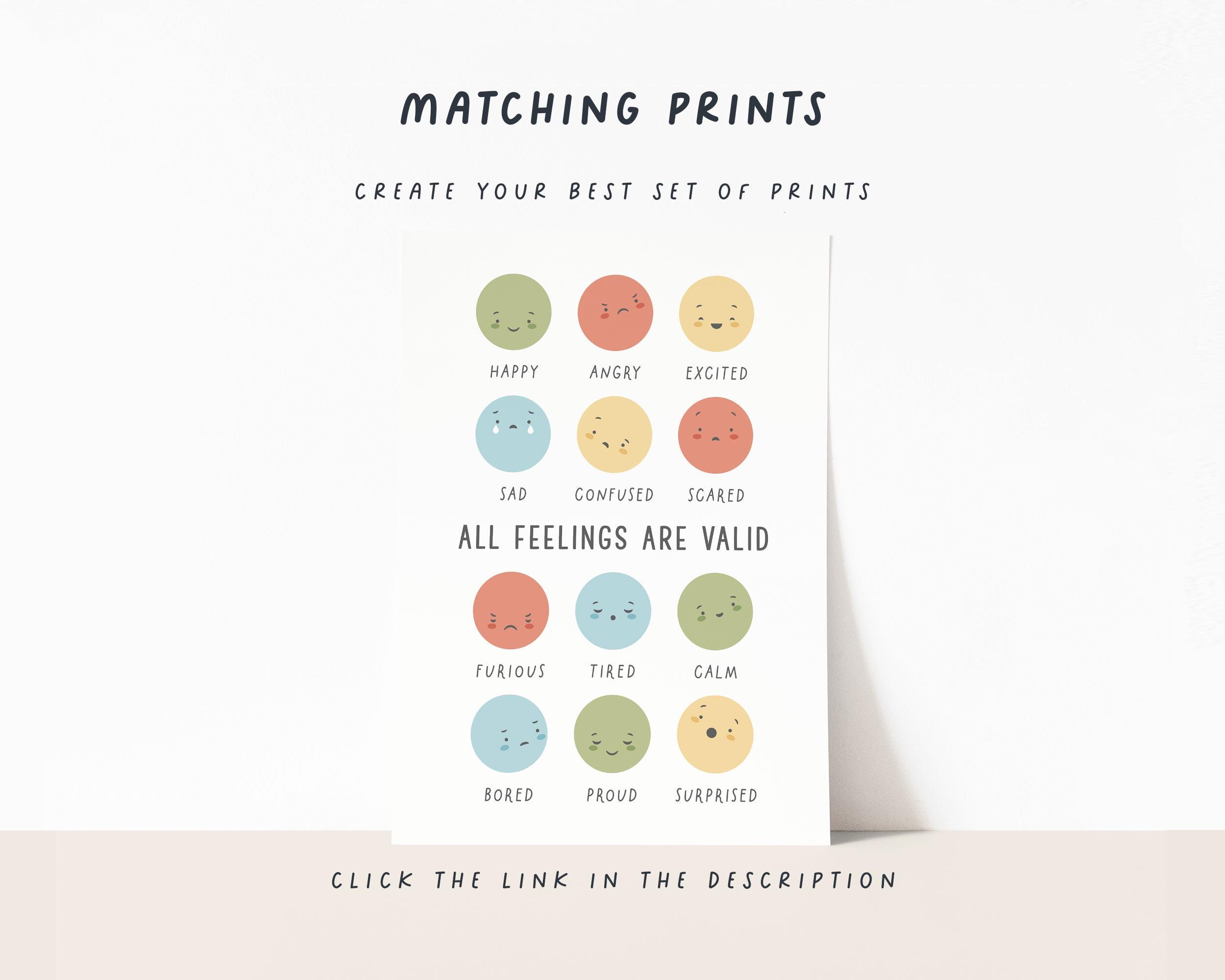 My Feelings Matter: Colorful Learning Poster | Emotional Education and ...
