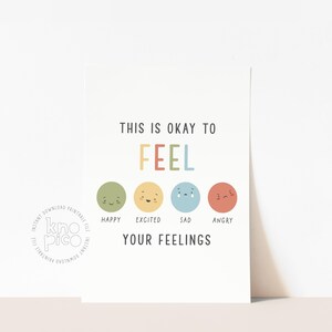 Set of 2 Educational Posters: Rainbow Affirmations for Preschool ...