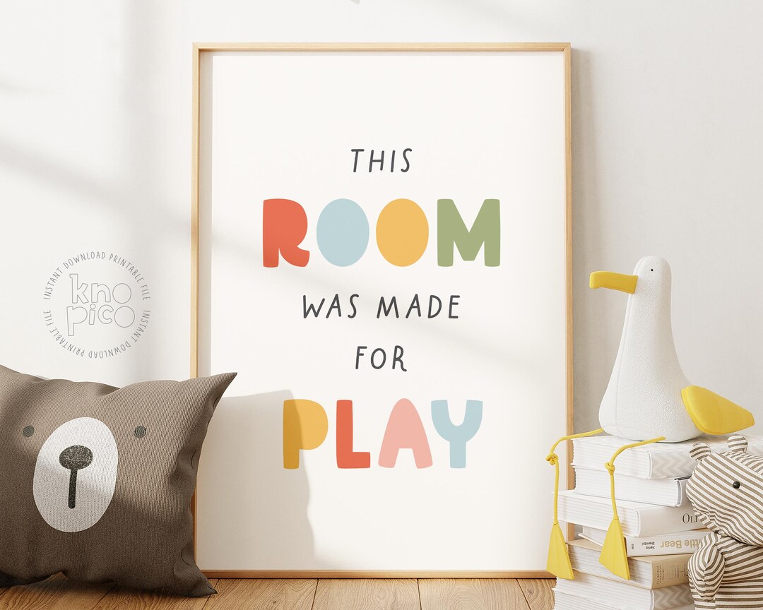 Printable Poster With Daily Affirmations for Kids' Room Wall Art ...