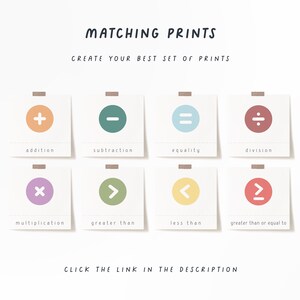 Math Symbols Explained: A Vibrant Educational Poster for Classroom and ...