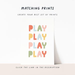 Inspirational Rainbow Printable Poster for Kids Room Wall Art Girl ...