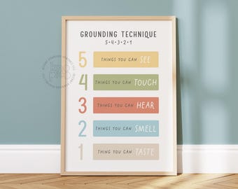 5 4 3 2 1 Calming Method - Etsy