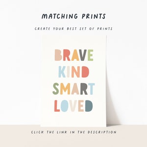 Inspirational Quotes Wall Art for Kids Room: Educational Poster With ...