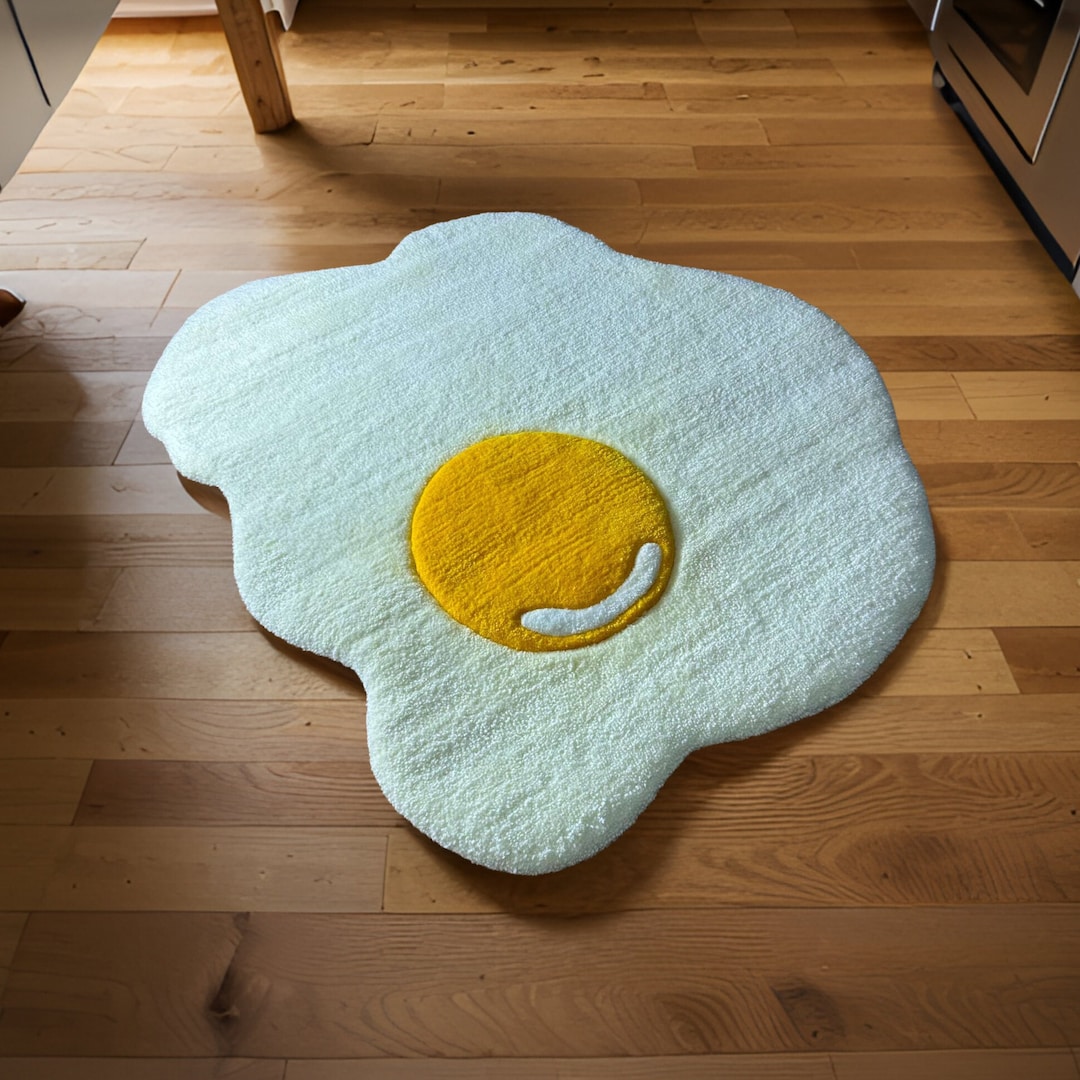 Egg Png Tufting Premium Carpet Custom Rug 100x100cm - Etsy