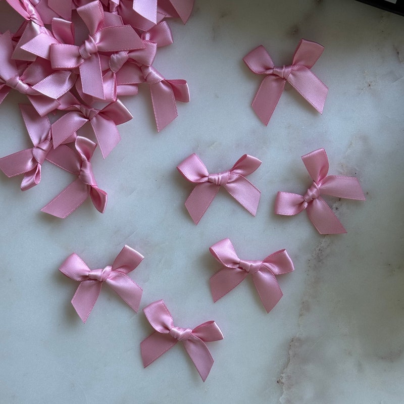 Pink Ribbon Bow - Etsy