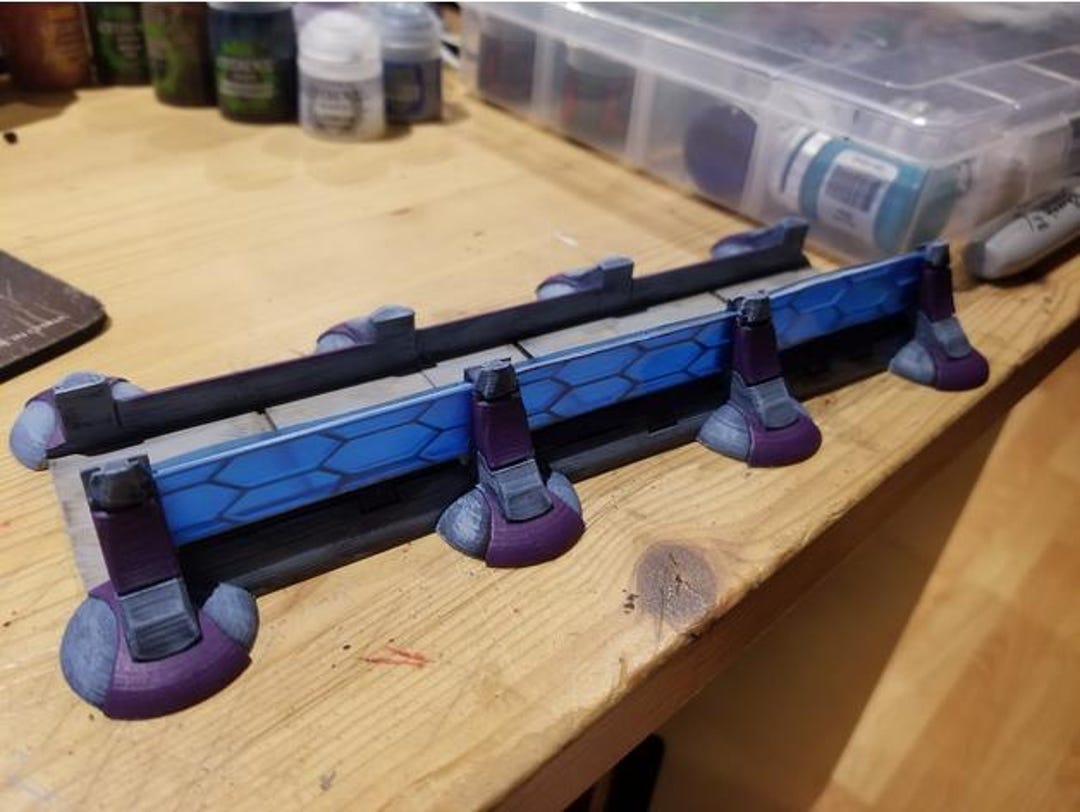 Tau Tidewall Shieldline 28mm Sci-fi Terrain | Warhammer 40K Ta'u Empire ...