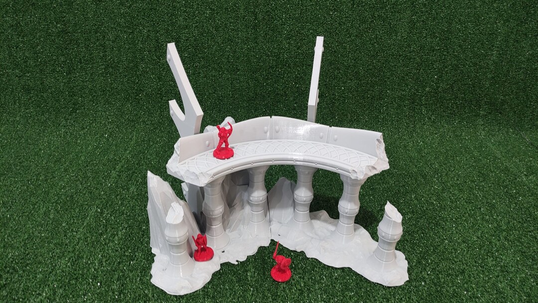 Eldar Two-story Corner Ruin Warhammer 40k Scenery 3D Printed Terrain ...