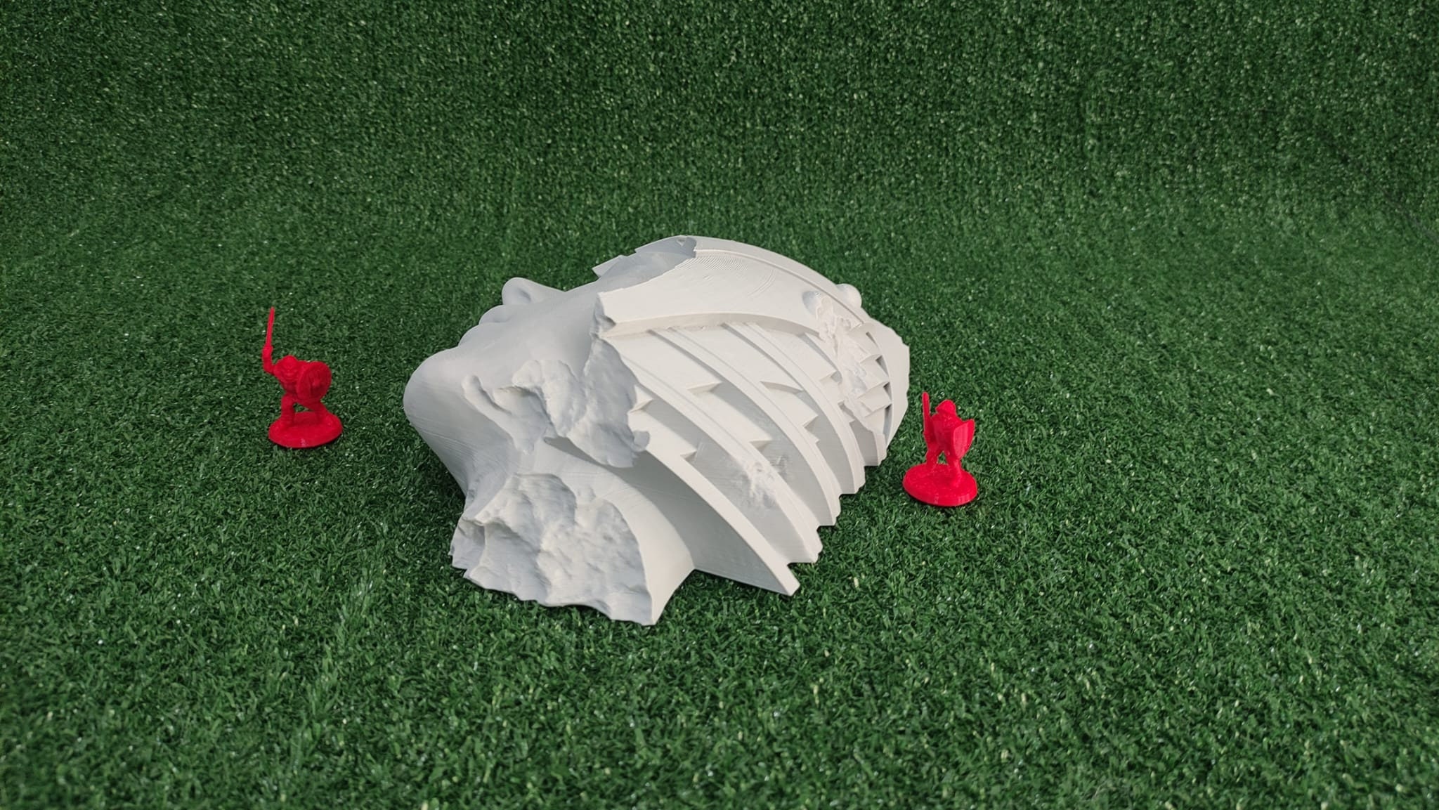 Eldar Head Ruined Statue B Warhammer 40k Scenery 3D Printed Scenery for ...