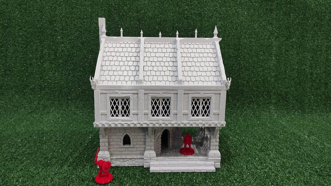 Small Merchant House Ulvheim Medieval 2-story Stone Building Warhammer ...