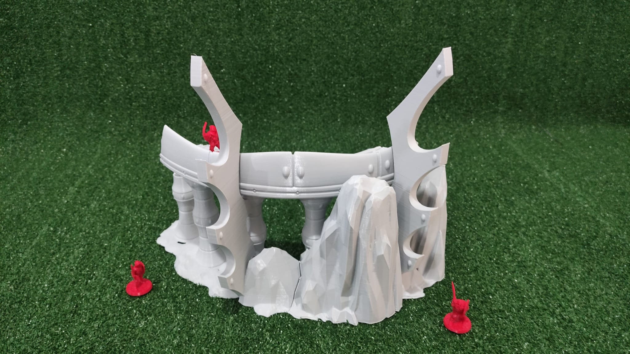 Eldar Two-story Corner Ruin Warhammer 40k Scenery 3D Printed Terrain ...