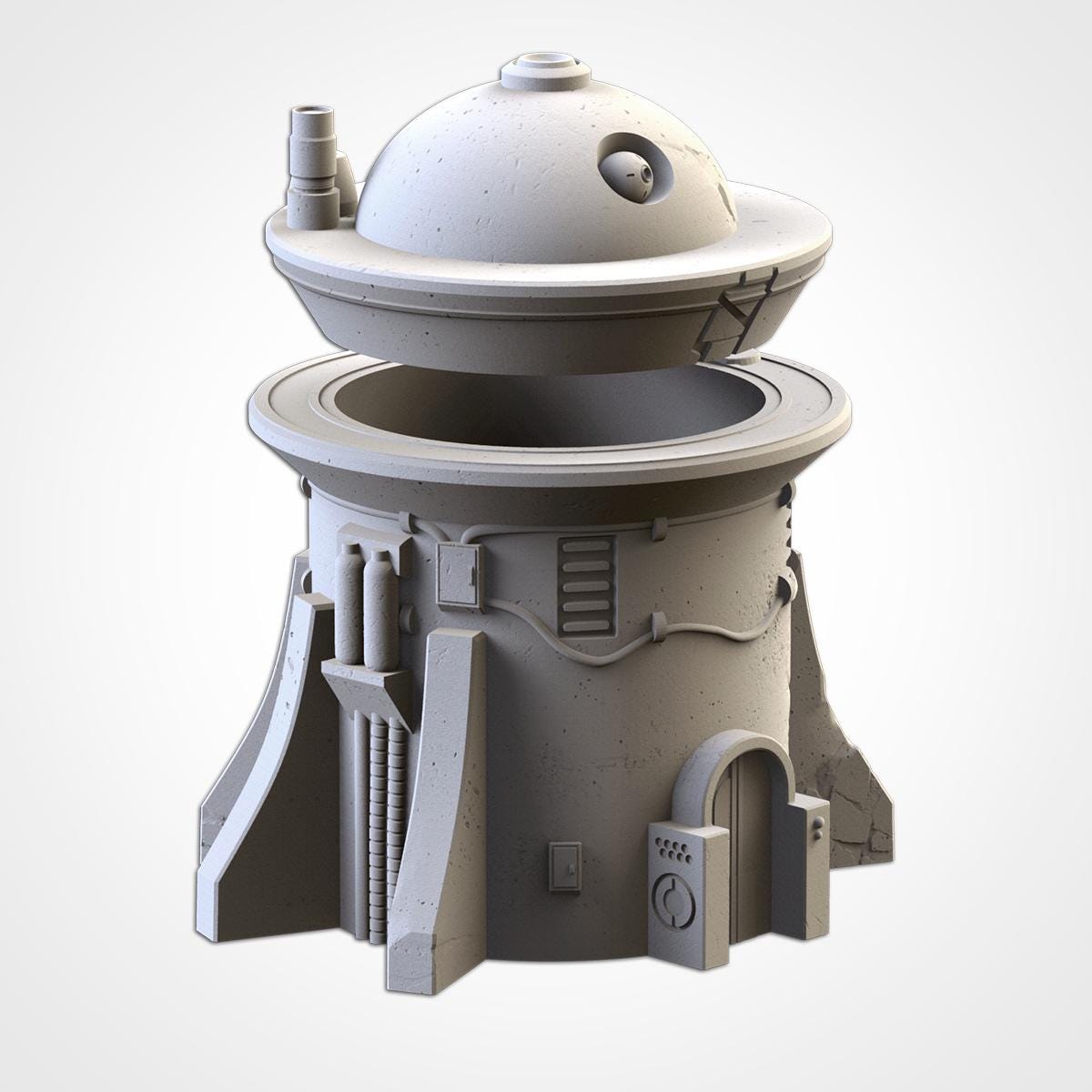 Desert Buildings 7 Sci-fi Models 28mm & 32mm Wargame Terrain Compatible ...