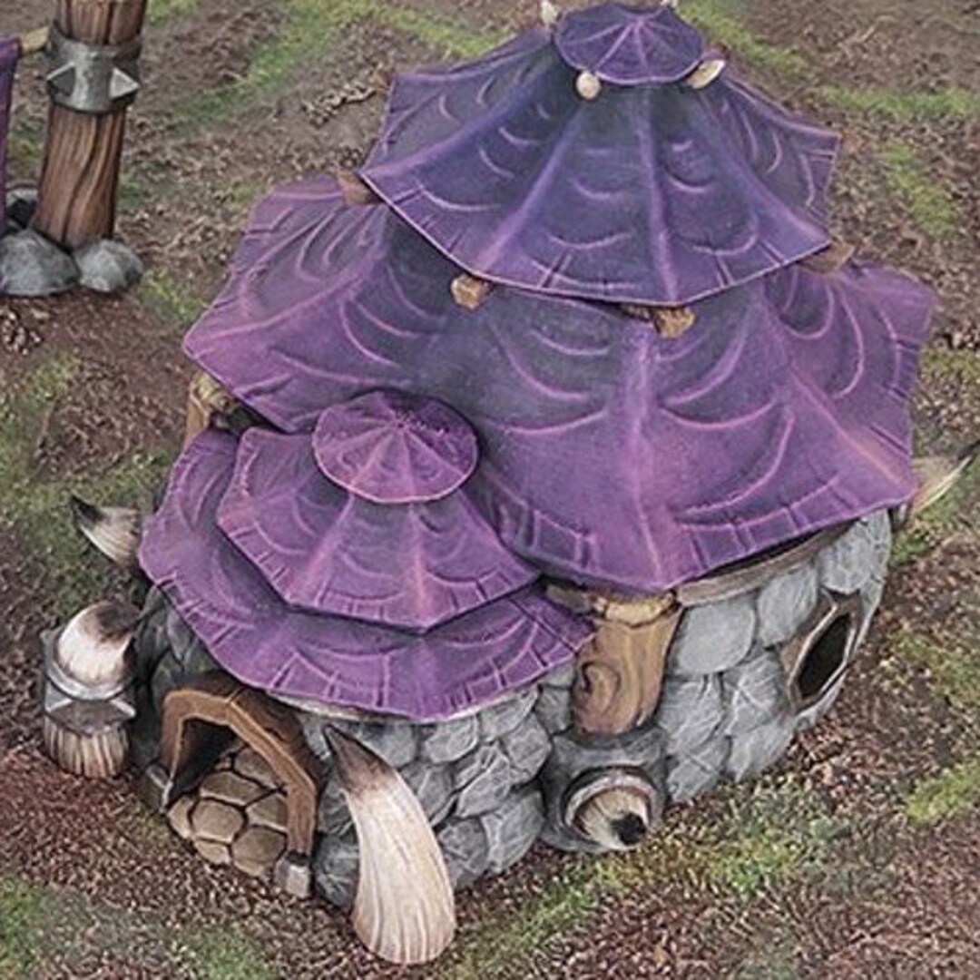 Big Orc Cottage Fantasy Scenery 3D Printed Terrain Wargames - Etsy