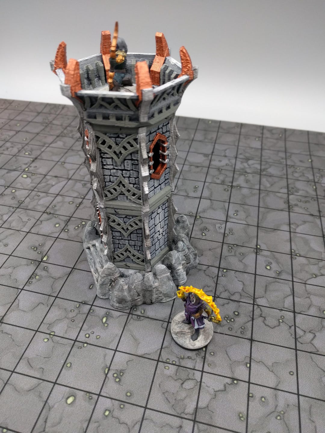 Dark Elf Sentry Tower: 28mm Fantasy Watchtower for D&D, Warhammer ...