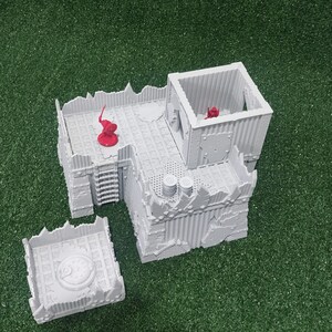 Ork Barracks With Tower 3d-printed Fantasy Terrain for - Etsy