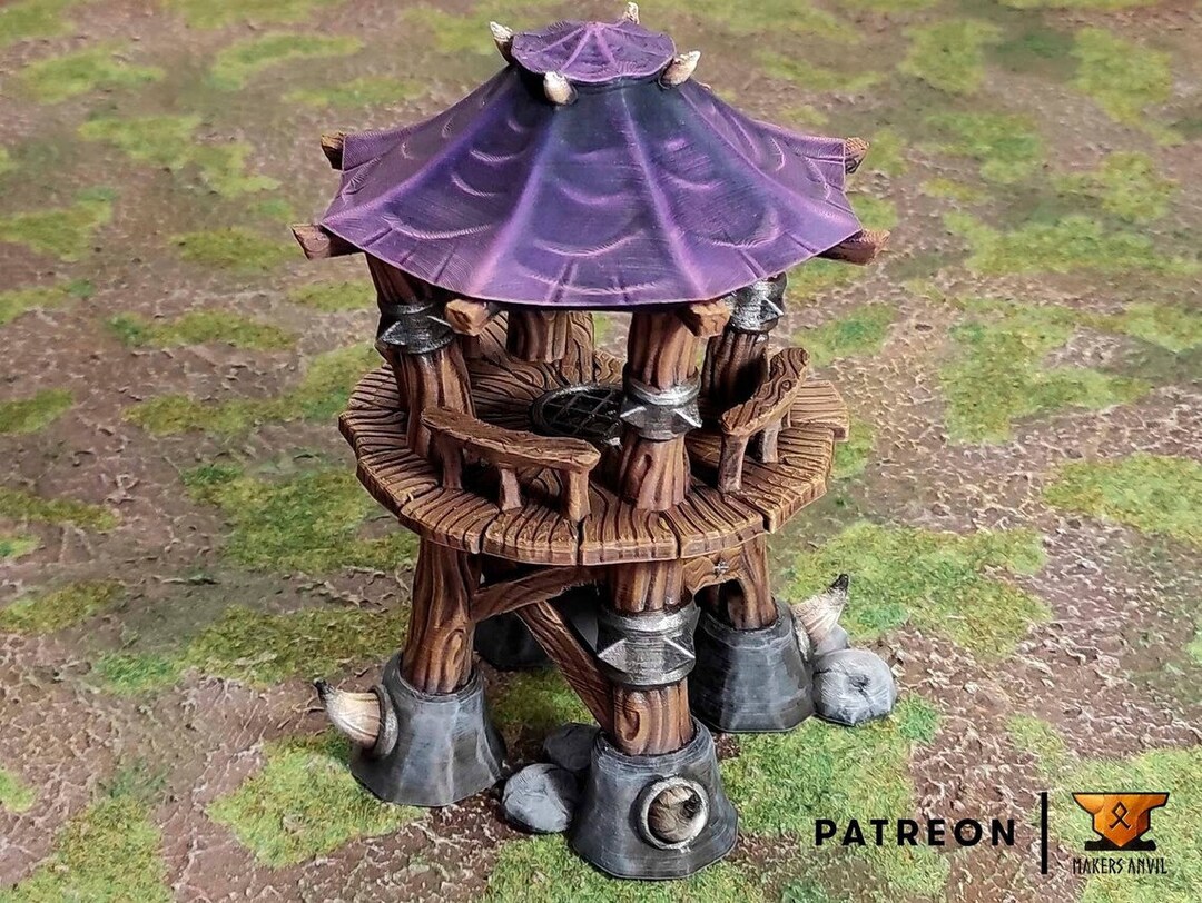 Grand Orc Cottage Fantasy Scenery Perfect for Tabletop Rpgs Orcs ...