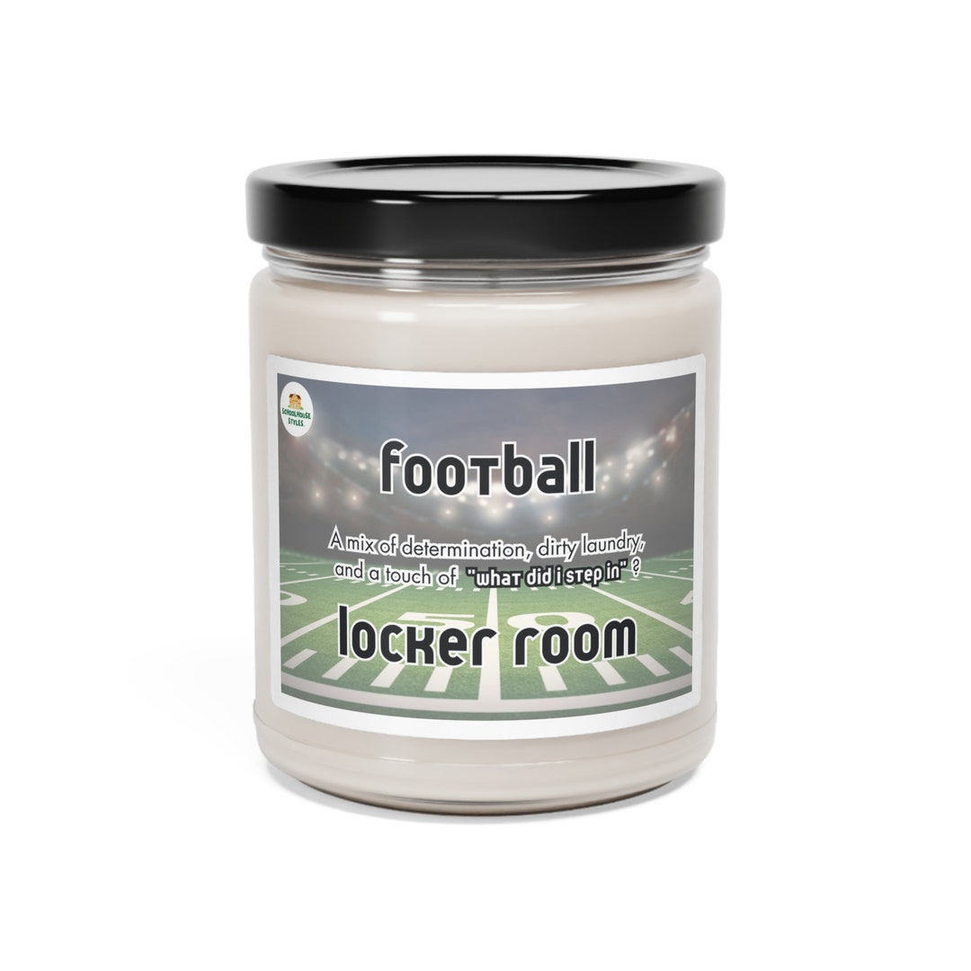 Football Locker Room Candle | Funny Candle | Sport Candle | Coach Gift ...