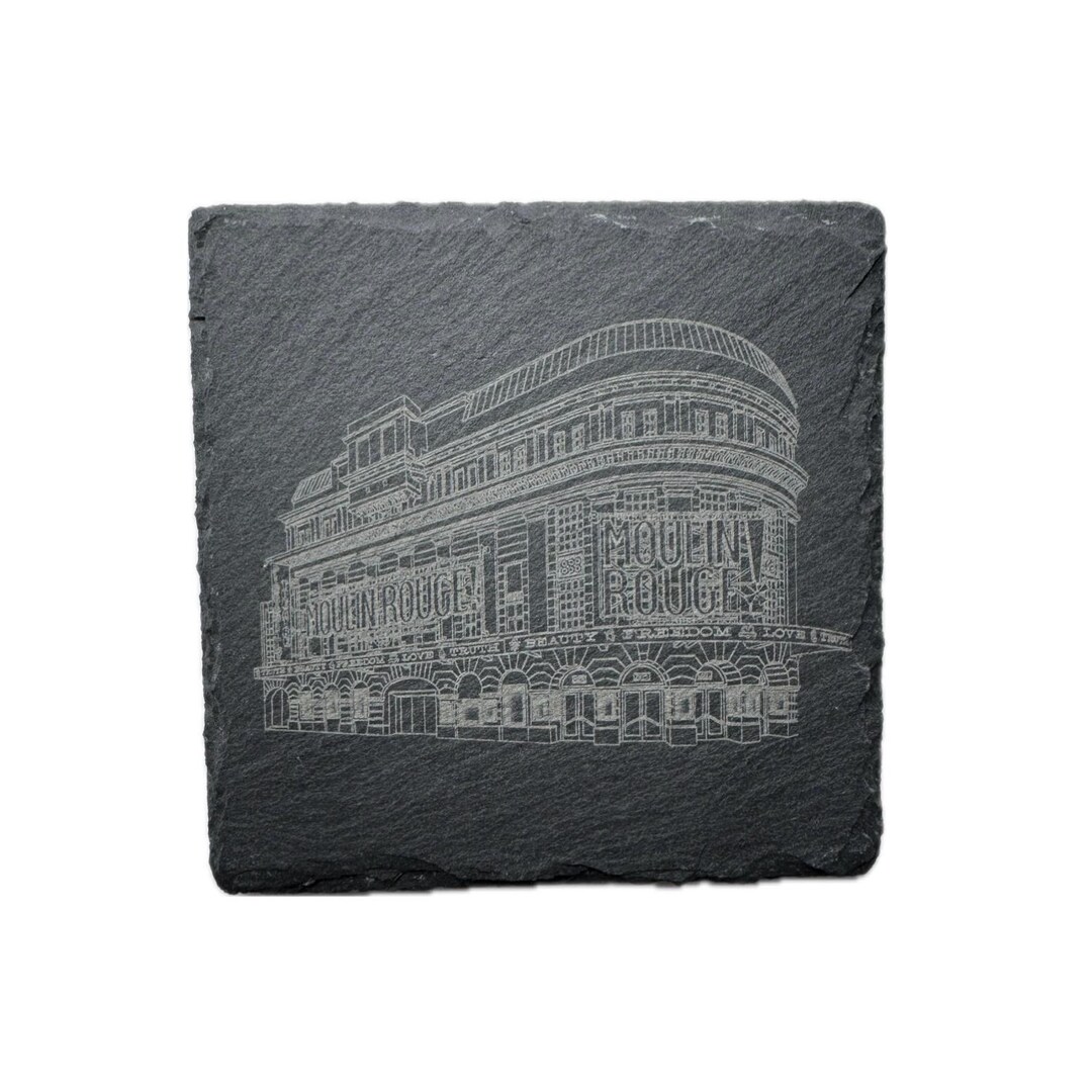 Moulin Rouge! the Musical at the Piccadilly Theatre Slate Coaster - Etsy