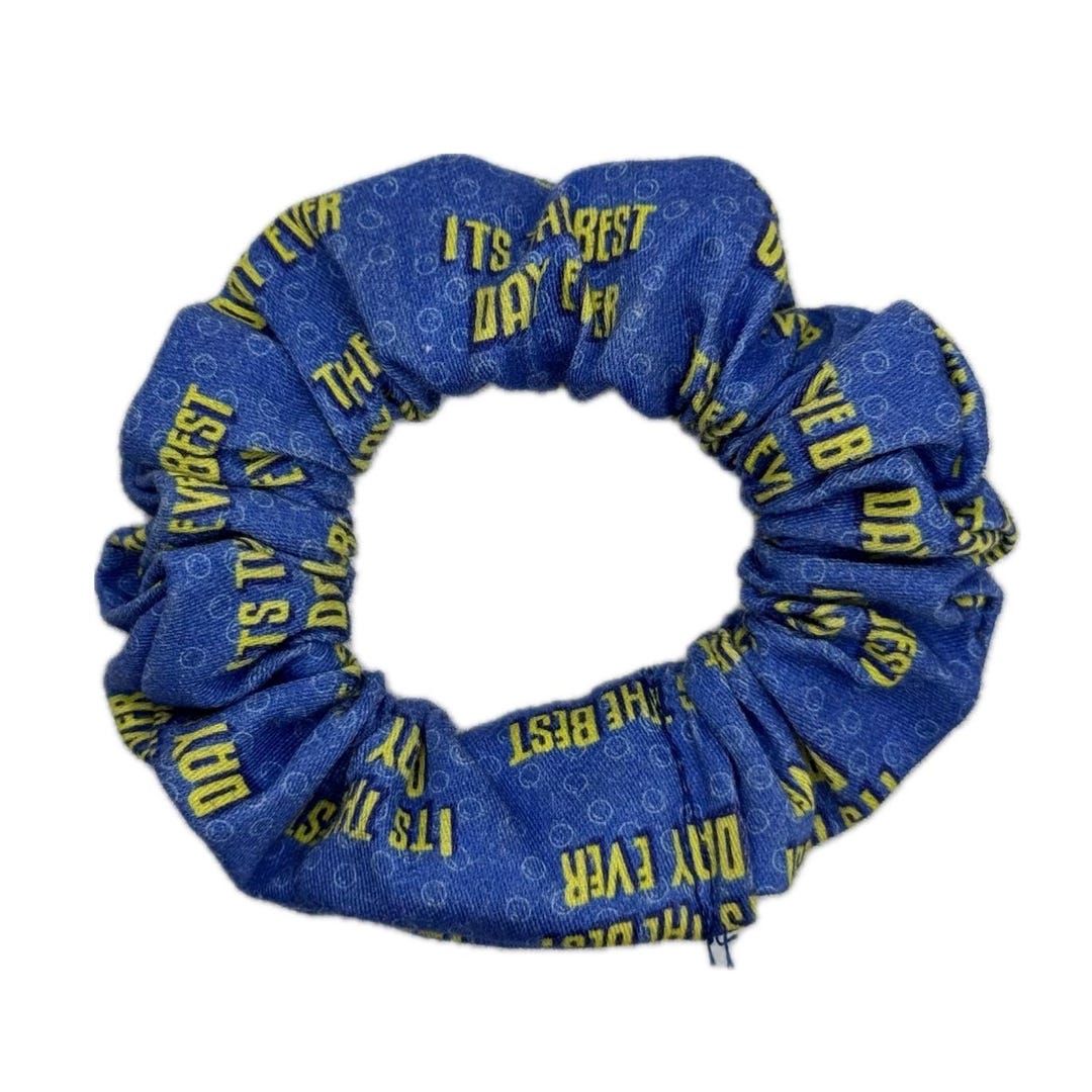 It’s the Best Day Ever Scrunchie - Inspired by Spongebob Squarepants ...
