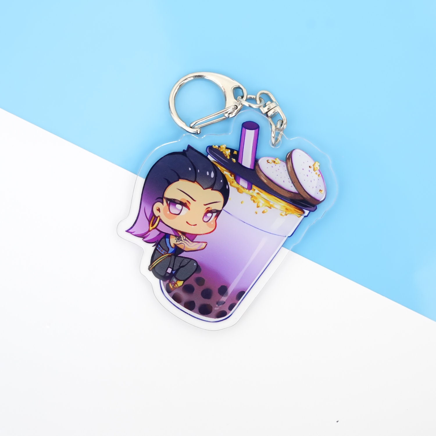Acrylic Keychain VALORANT BUBBLE TEA Sage Jett Reyna Raze Neon - Etsy