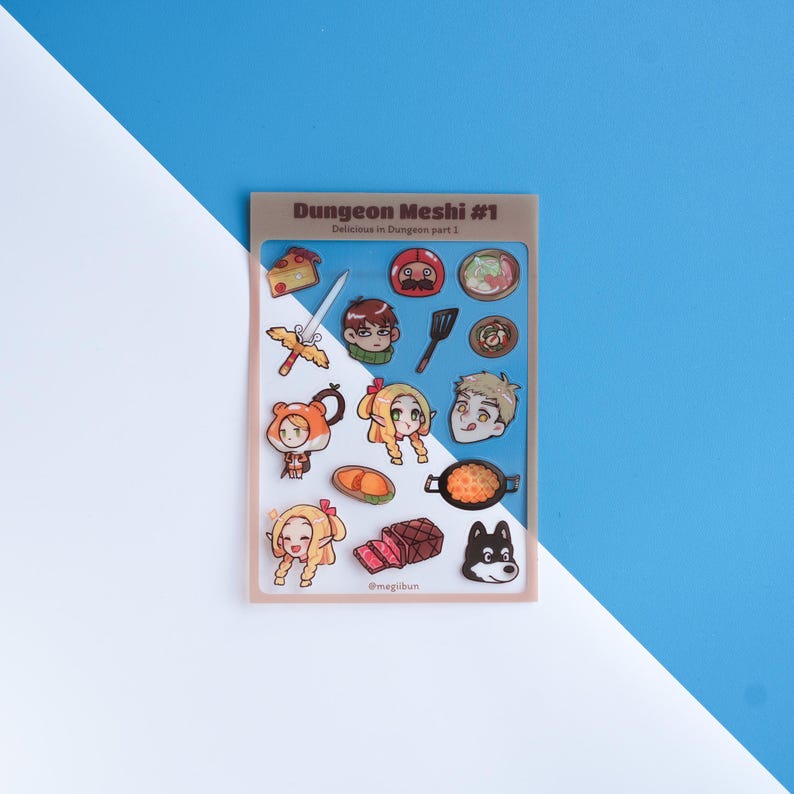 Dungeon Meshi Stickers | Waterproof Vinyl Decals - Etsy