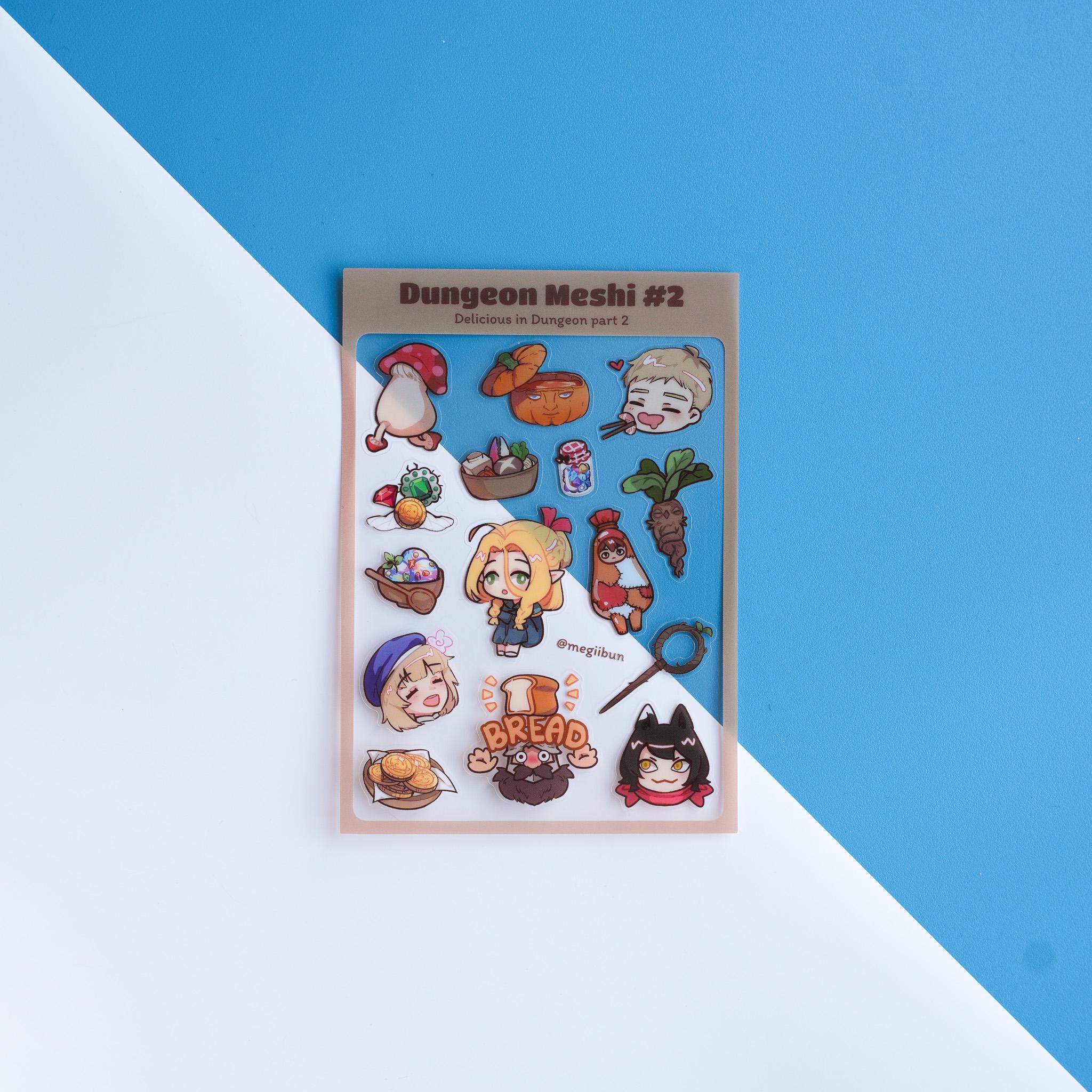 Dungeon Meshi Stickers | Waterproof Vinyl Decals - Etsy