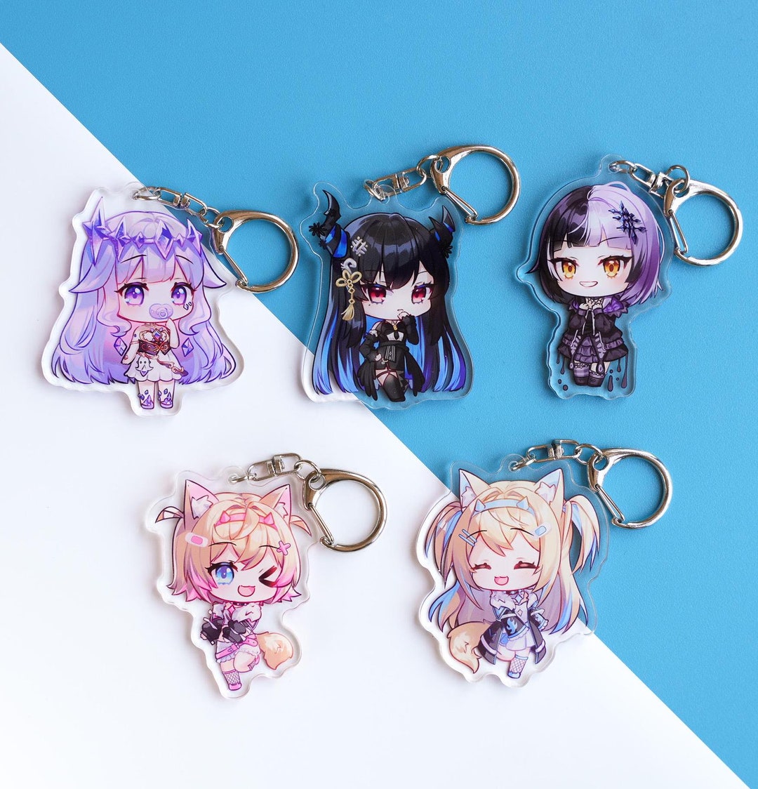 Acrylic Keychain Charm HOLOLIVE EN Advent - Shiori Novella - Etsy