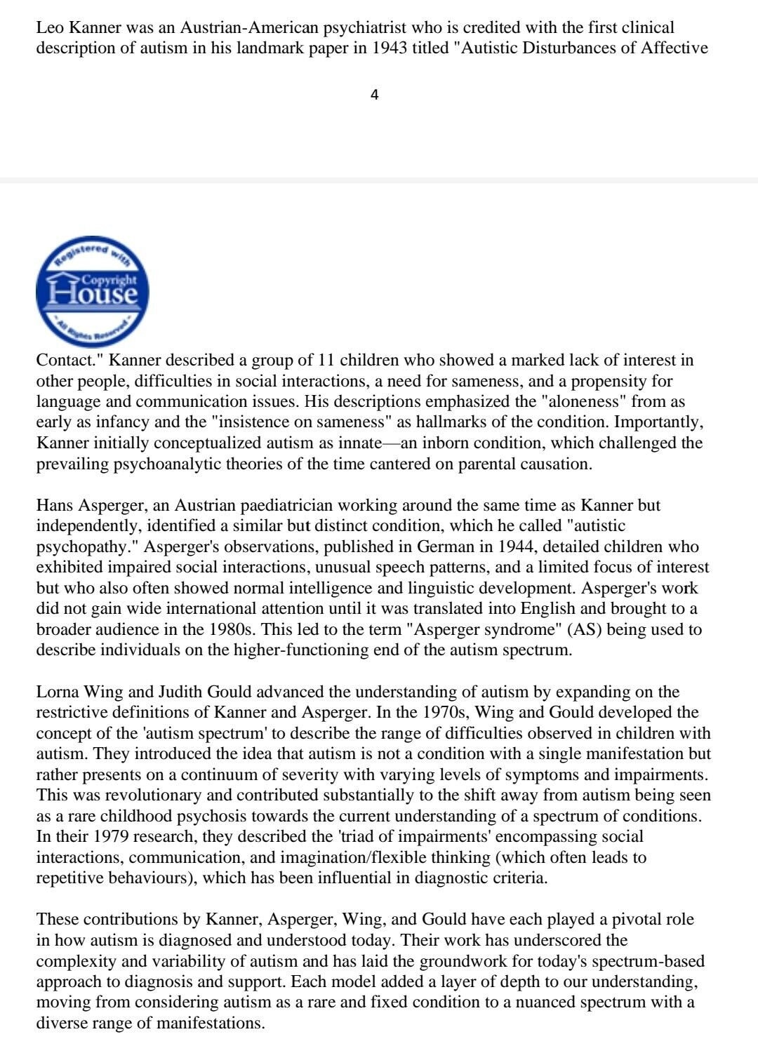 Level 2 Understanding Autism Certificate NCFE Answers References - Etsy