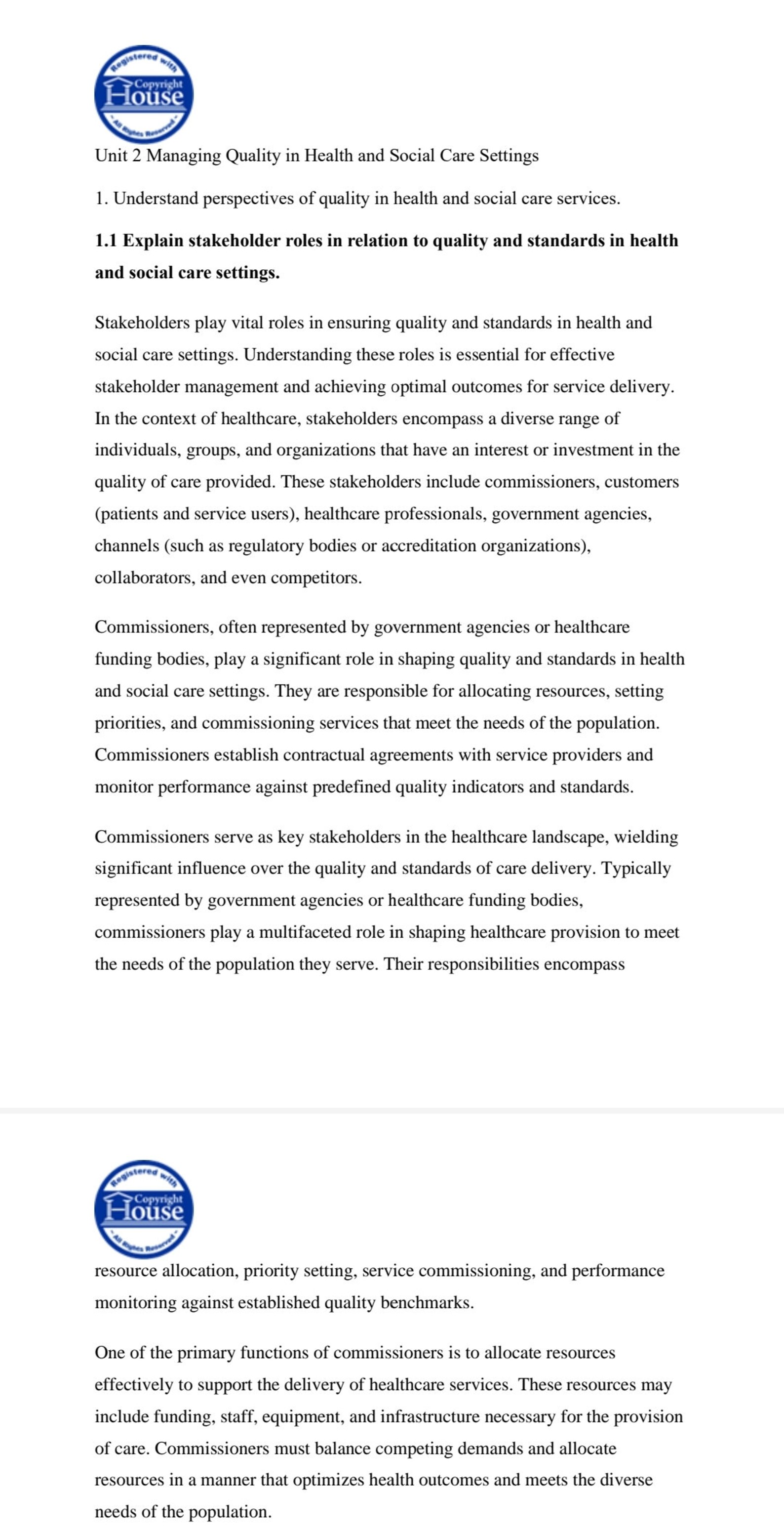 OTHM Level 6 Diploma in Health and Social Care Management 2024 Digital ...