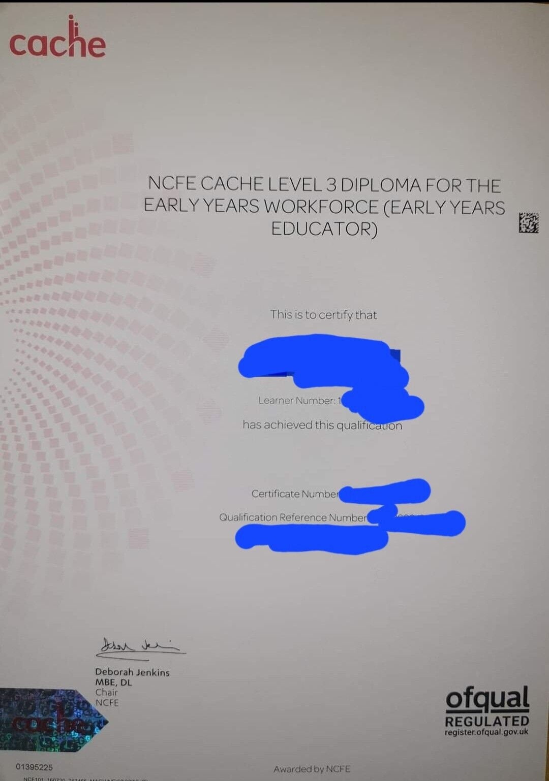 Level 3 Early Years Educator Diplom Answers Including Longitudinal ...