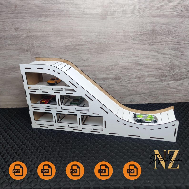 Toy Car Rump Digital File Laser Cutting, Toy Car Garage DXF AI SVG - Etsy