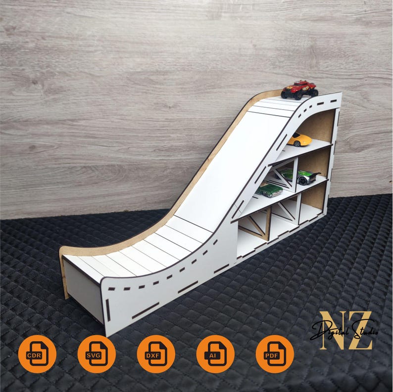 Toy Car Rump Digital File Laser Cutting, Toy Car Garage DXF AI SVG - Etsy