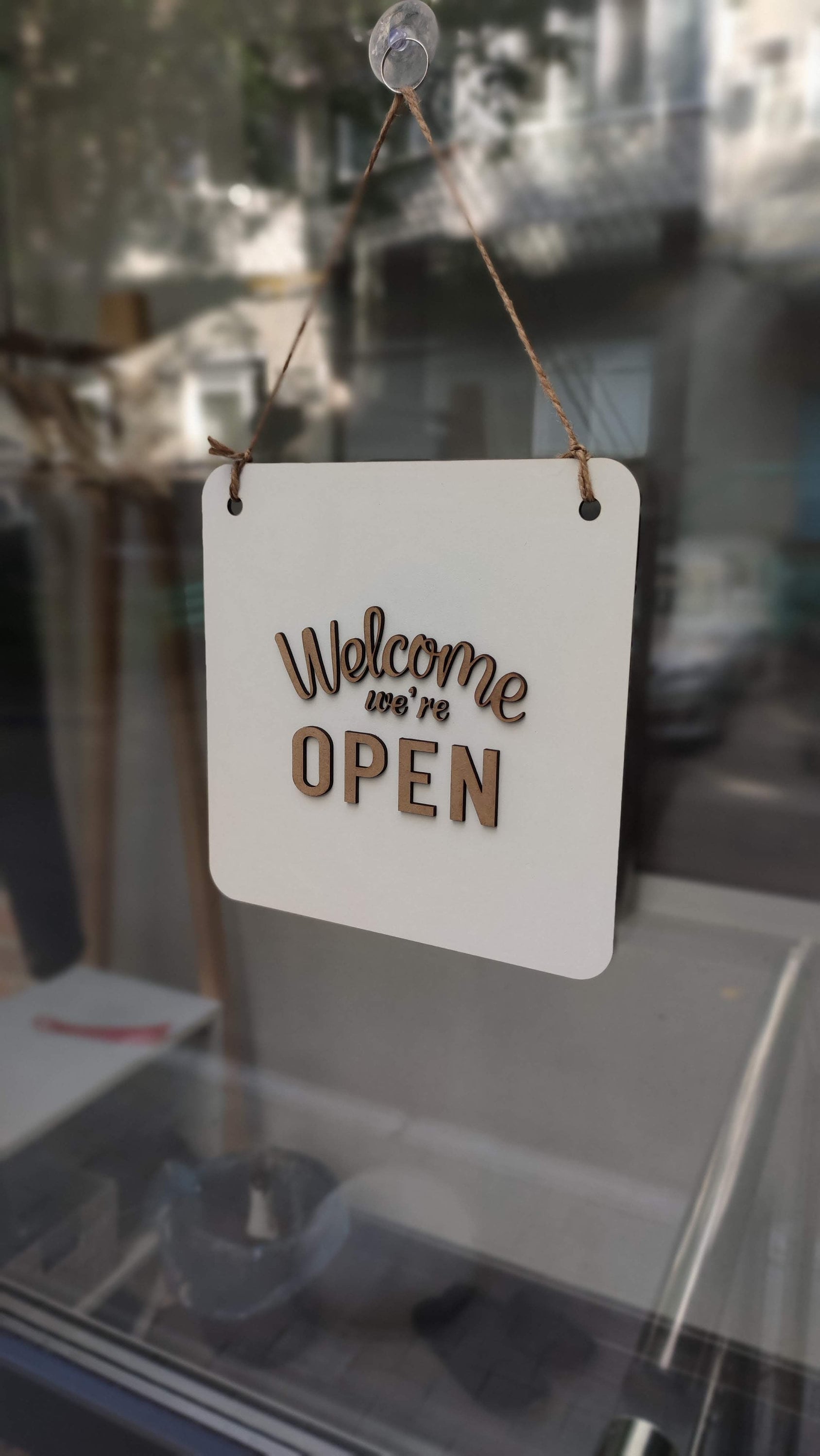 Digital File Laser Cut, SVG, DXF Open Closed Sign for Business ...