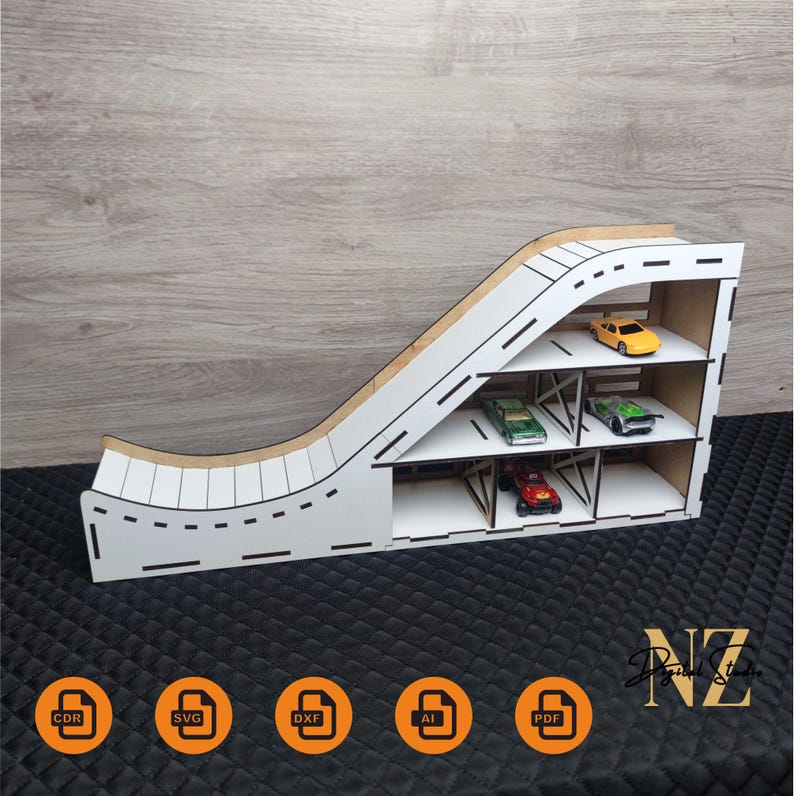 Toy Car Rump Digital File Laser Cutting, Toy Car Garage DXF AI SVG - Etsy