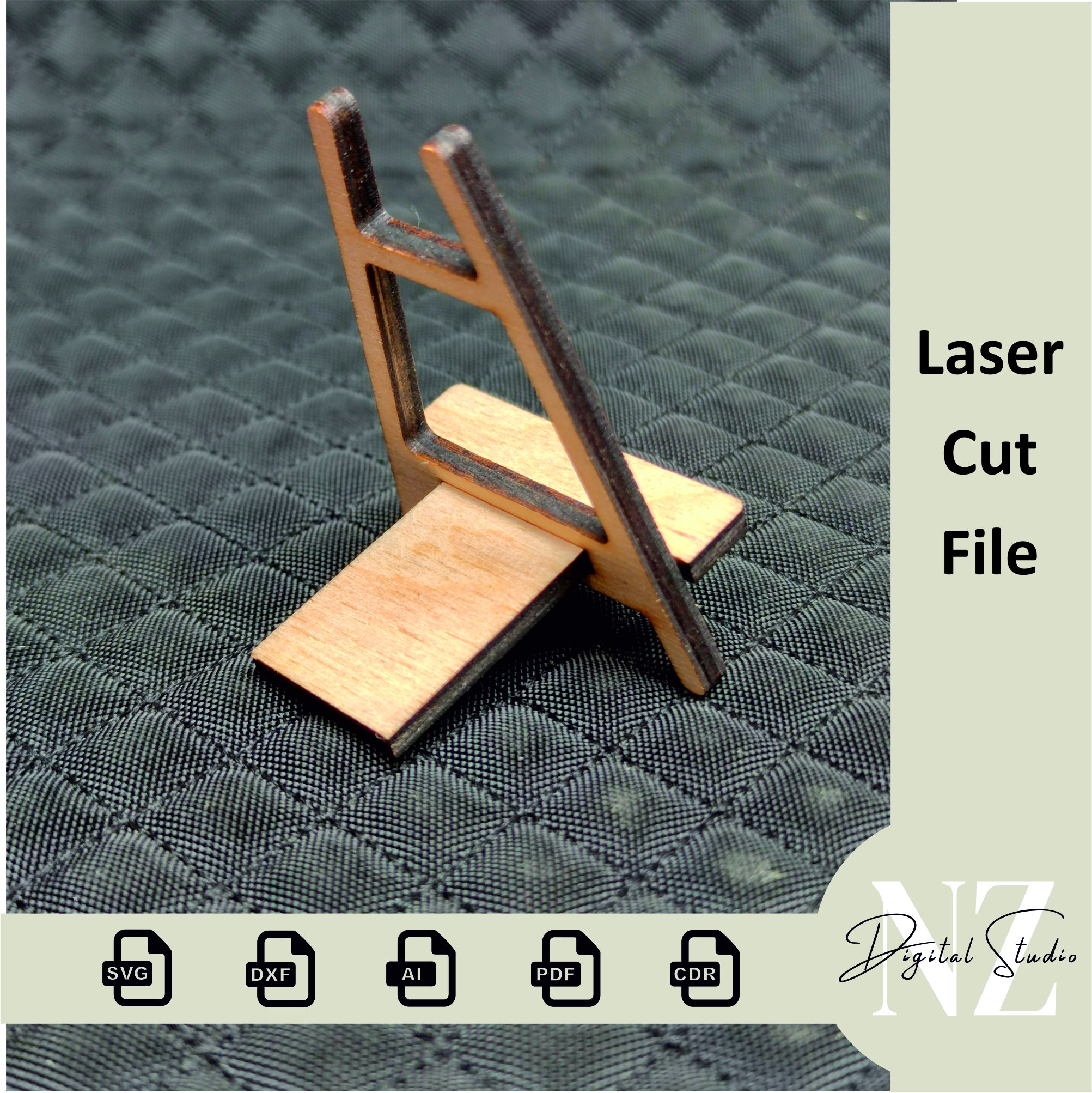 Set Stands for Coin, Easel Display Digital File Svg Laser Cut File - Etsy