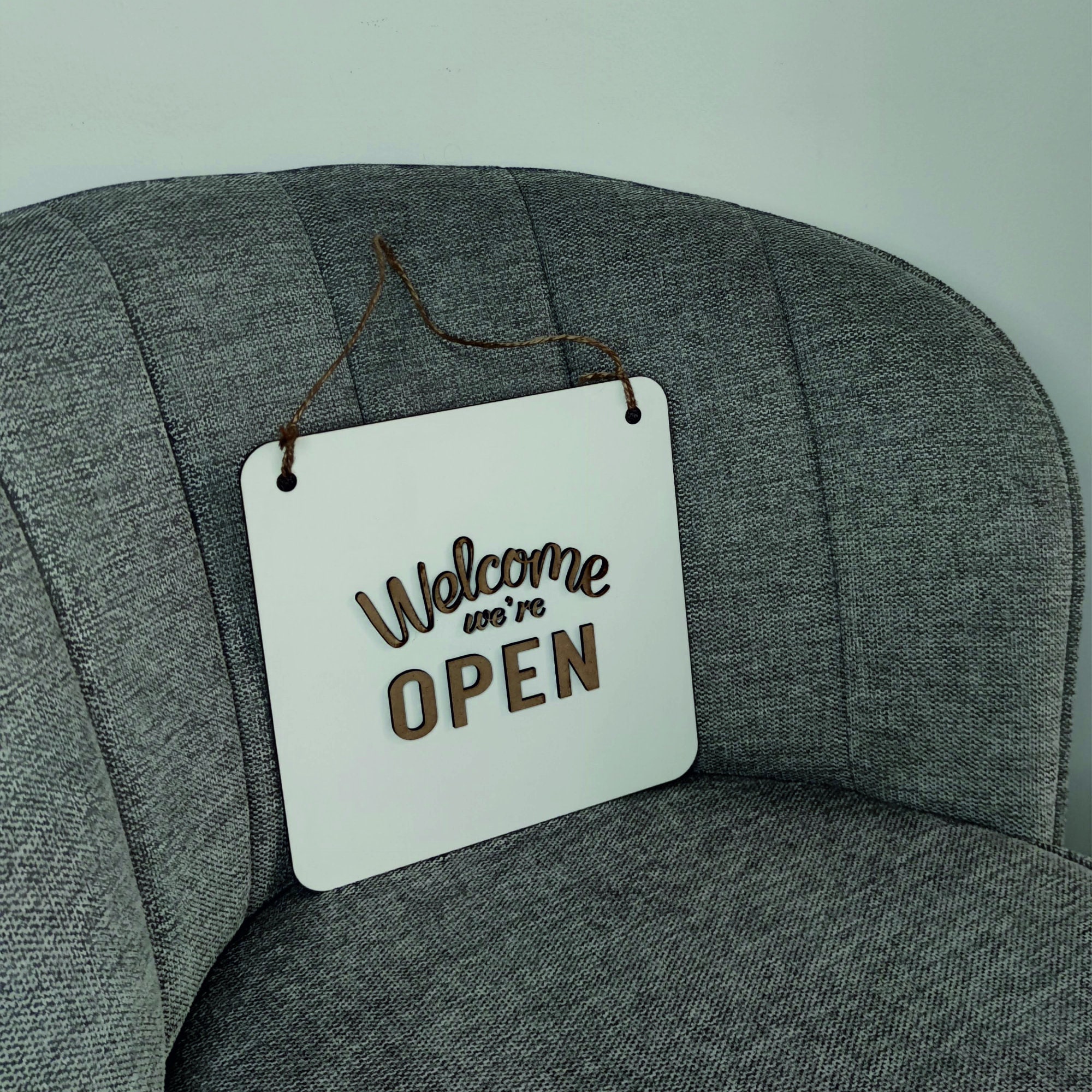 Digital File Laser Cut, SVG, DXF Open Closed Sign for Business ...