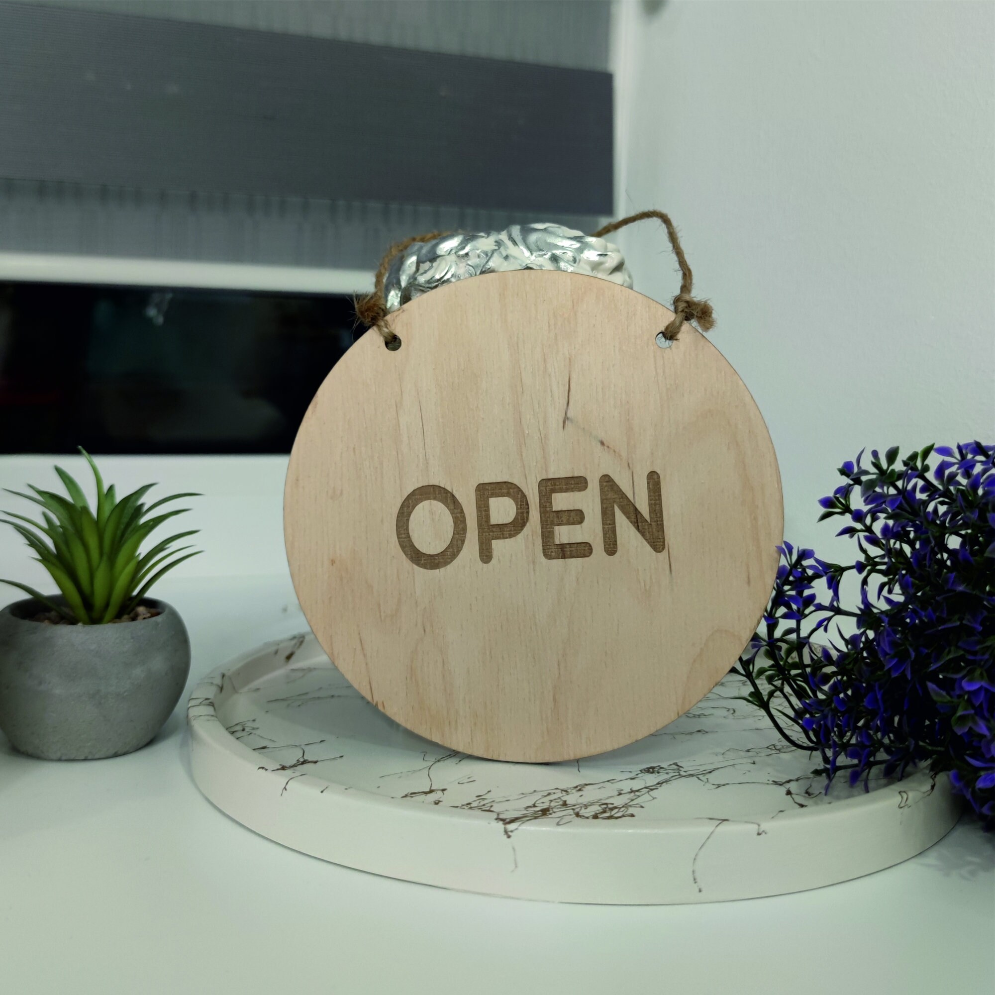 Digital File Laser Cut, SVG, DXF Open Closed Sign for Business ...