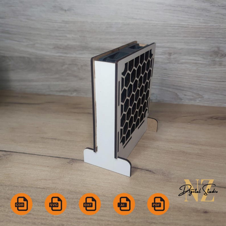 120mm Fan Enclosure Laser Cut File: Vent Cover Template (SVG DXF) - Etsy