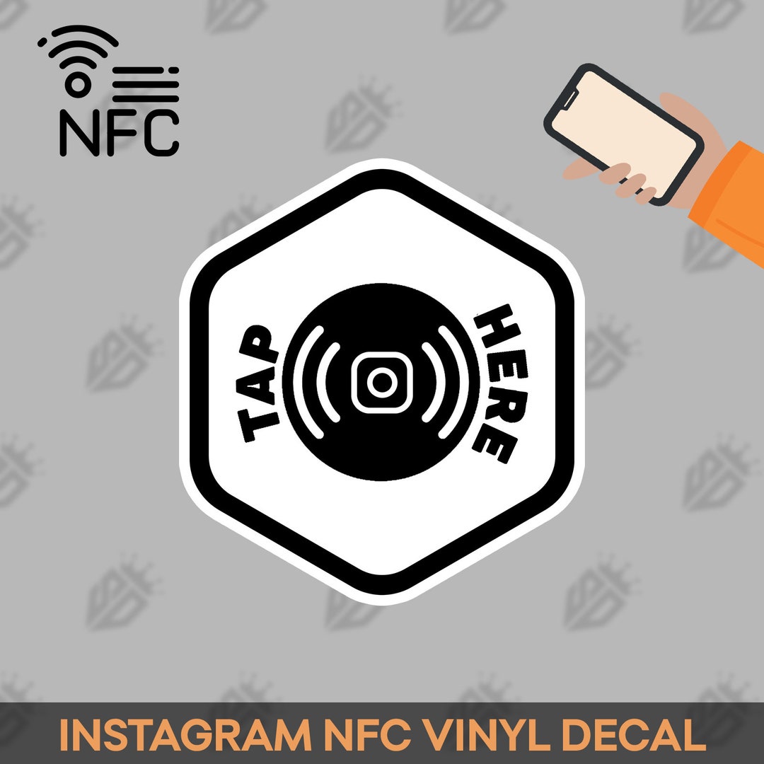 Fast Delivery | Double Layer Social Media Tag Vinyl Decals | Instagram ...