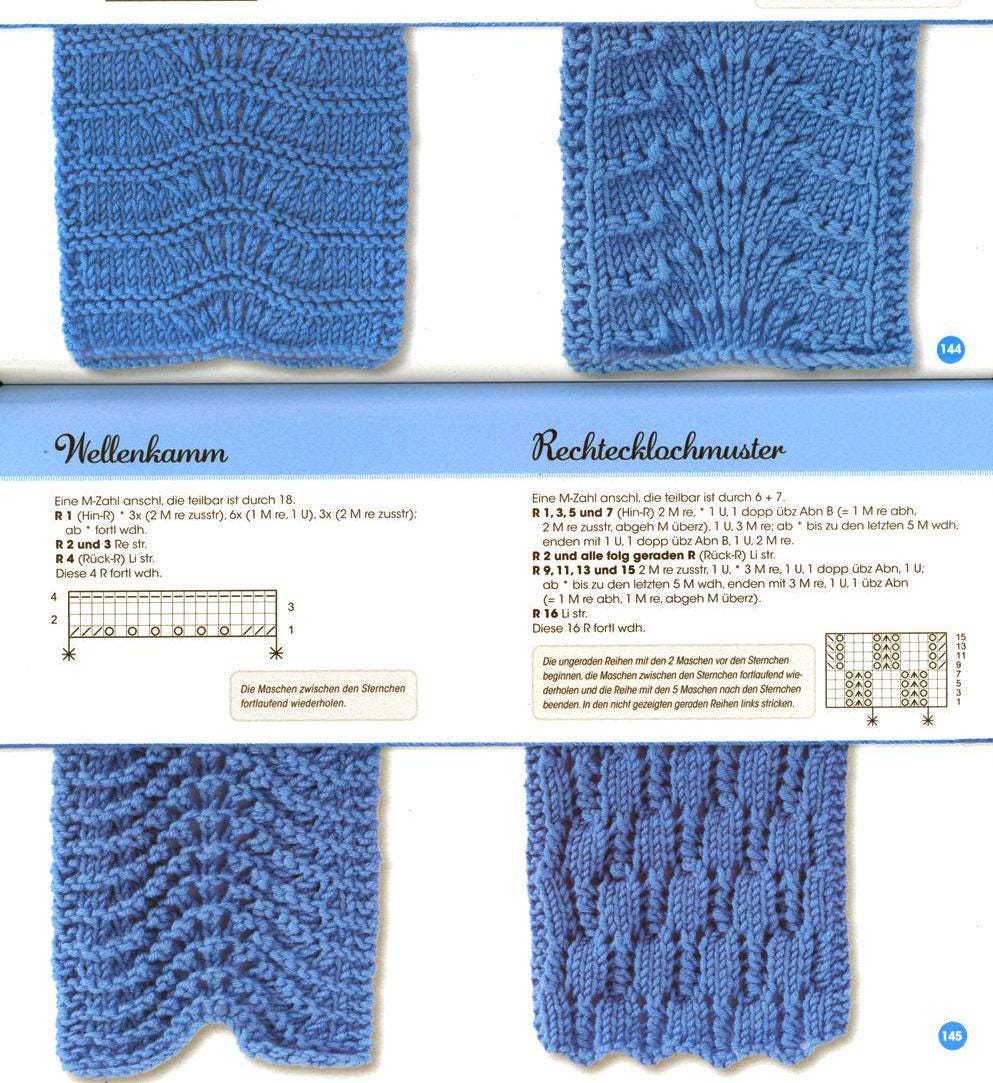 270 Knitting Patterns Book: German Instructions (PDF Pattern) - Etsy