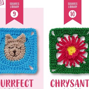 Crochet Pdf Granny Square, Animal Granny Squares Crochet Patterns ...